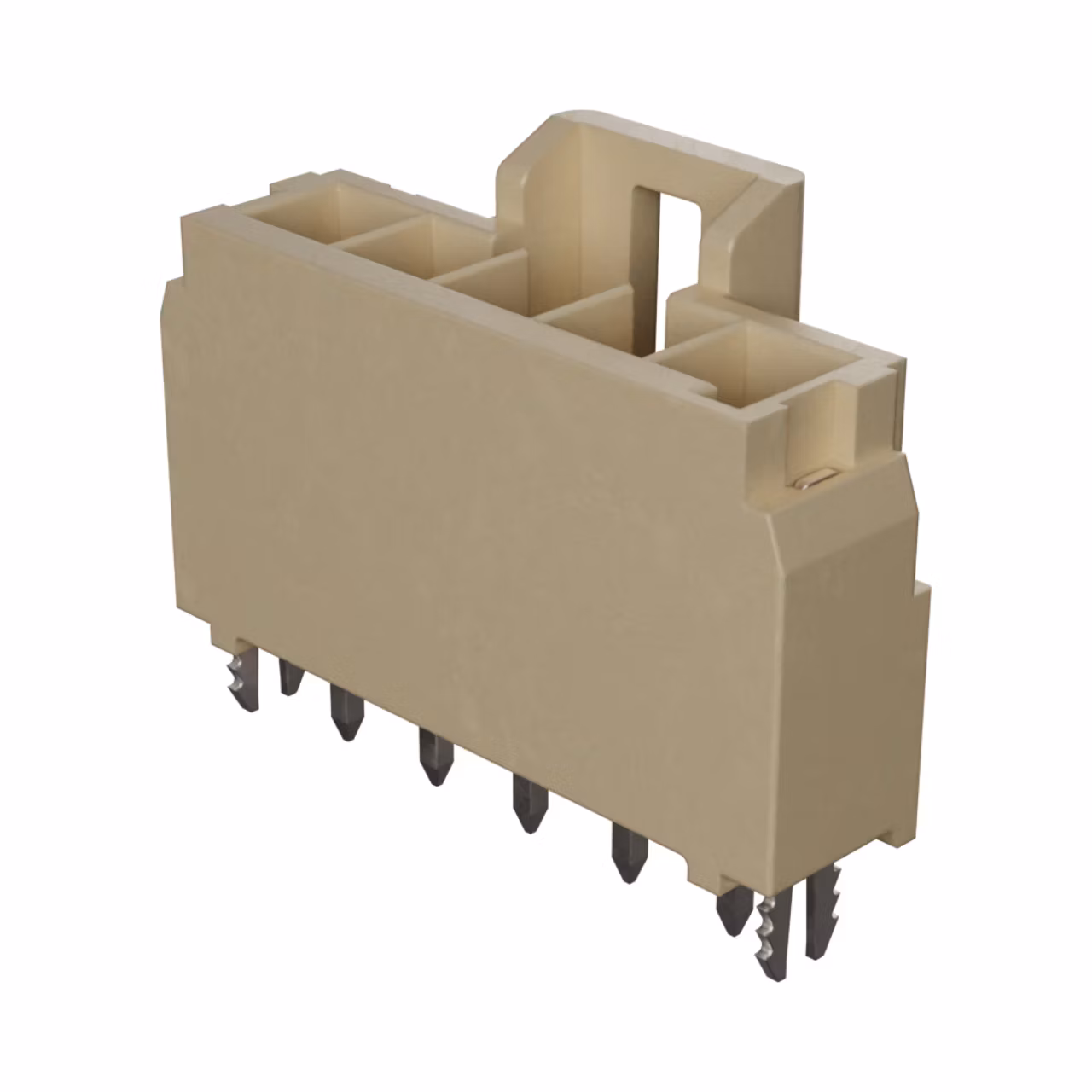 Ultra-Fit Vertical Header, 3.50mm Pitch, Single Row, 5 Circuits, with Solder Clips, 0.76µm Gold (Au) Plating, Natural, Glow-Wire Capable for sale