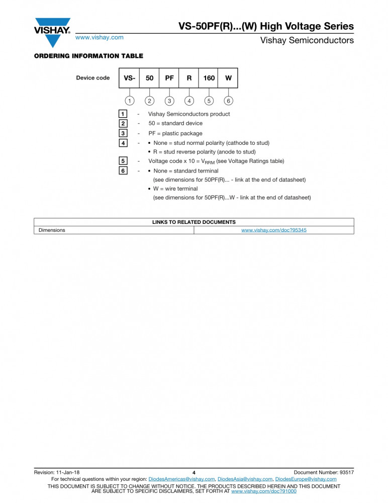 VS-50PF datasheet page 4