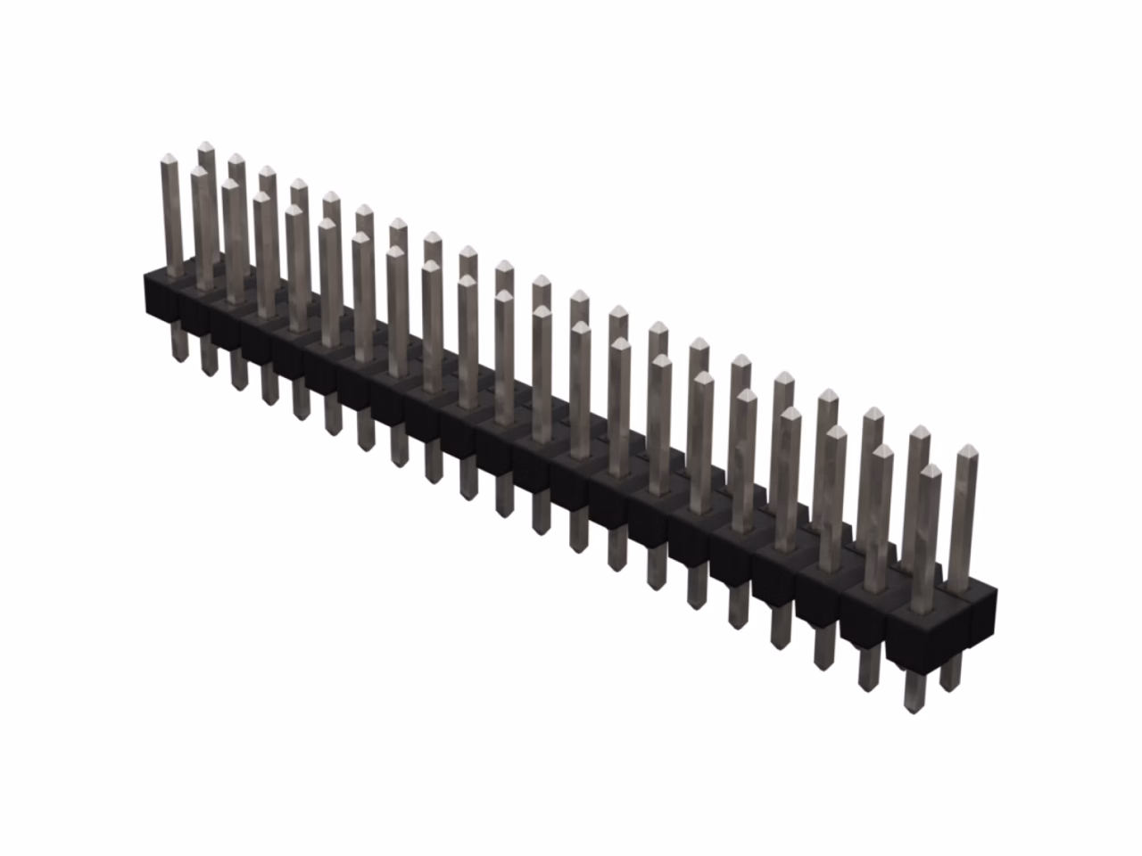 C-Grid Header, 2.54mm Pitch, Through Hole, Dual Row, Vertical, 42 Circuits, 2.54µm Tin (Sn) Plating, Tray Packaging, Lead-Free for sale