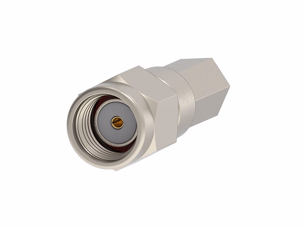 SMA Jack, Straight, PCB Receptacle, End Launch, Brass Body, Gold (Au) Plating, Tray, 50 Ohms