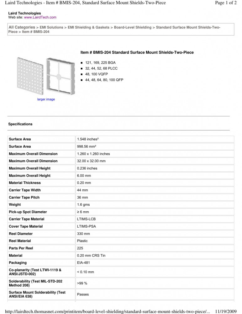 BMI-S-204-F product document visual, page 1