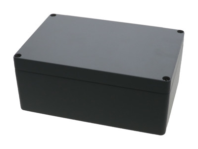 Enclosure, Die-cast Aluminum, S-8100 Series, without External Mounting Flanges, 240 x 160 x 100mm Outside Dimensions, Grey RAL 7001 for sale