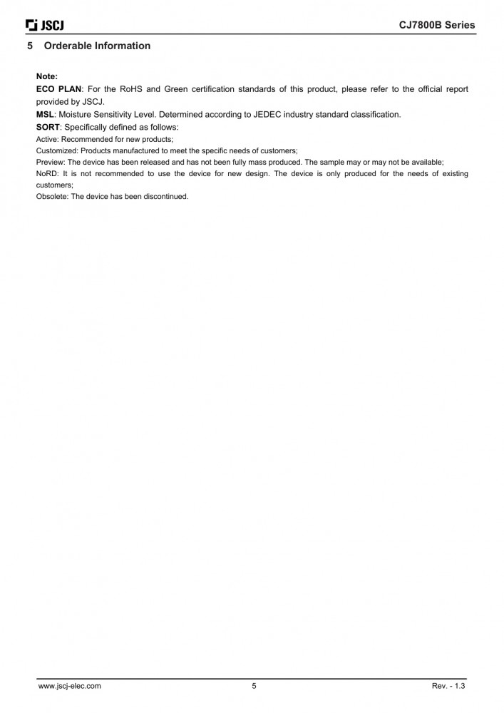 CJ7806B-TFN-ARG technical document page 5