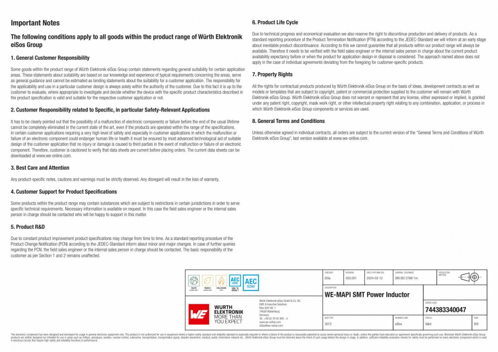 744383340047 datasheet page 9