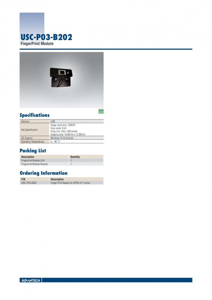 USC-200 Series documentation page 3