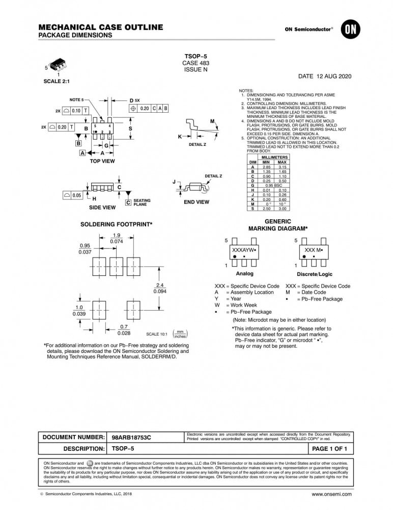NUP4004M5T1G datasheet page 3