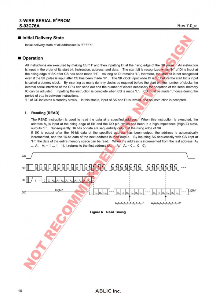 S-93C76AFT-TB-U datasheet page 10