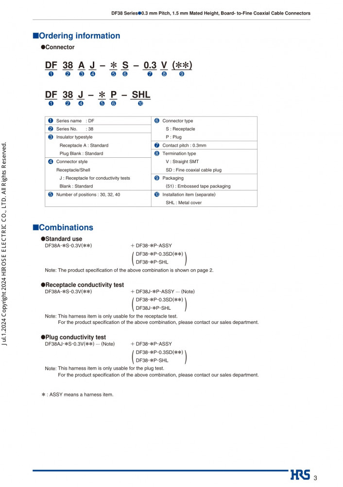 HRS DF38 documentation page 3