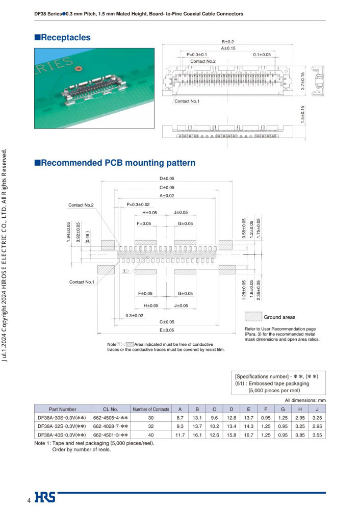 HRS DF38 documentation page 4
