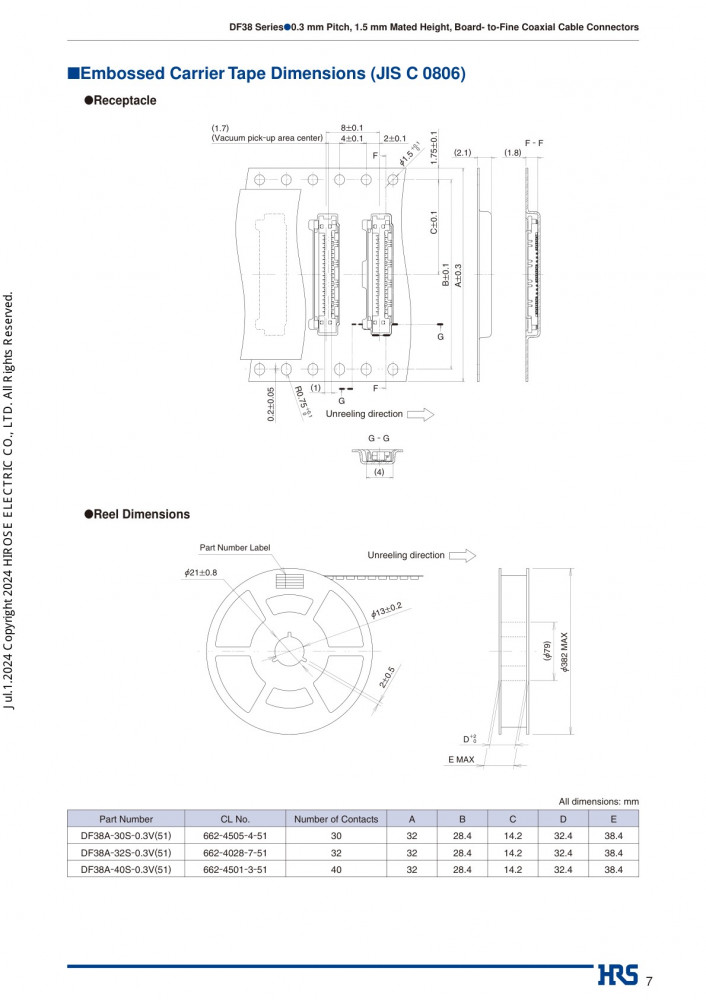 HRS DF38 documentation page 7