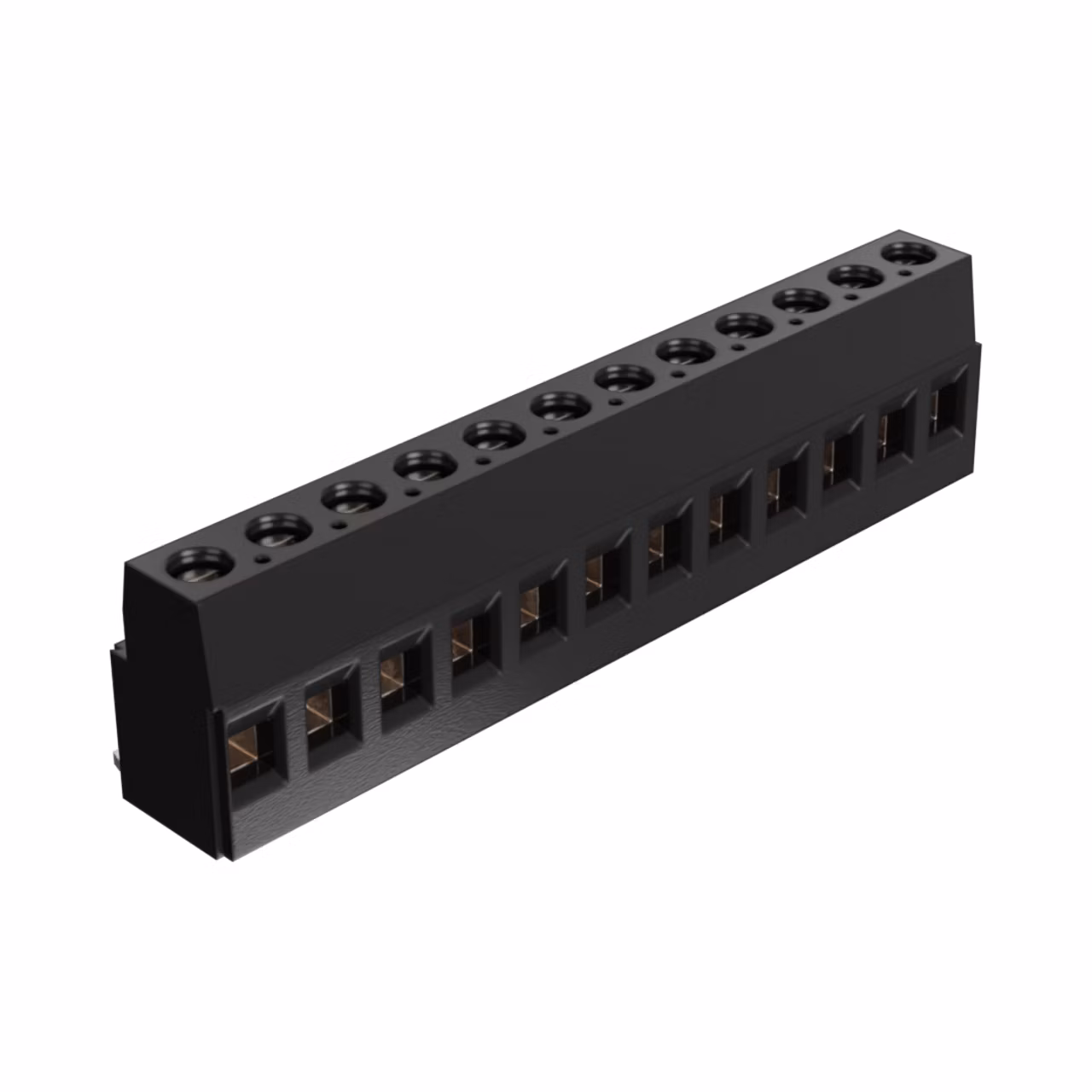 5.08mm Pitch Horizontal Fixed Mount PCB Terminal Block, 12 Circuits for sale