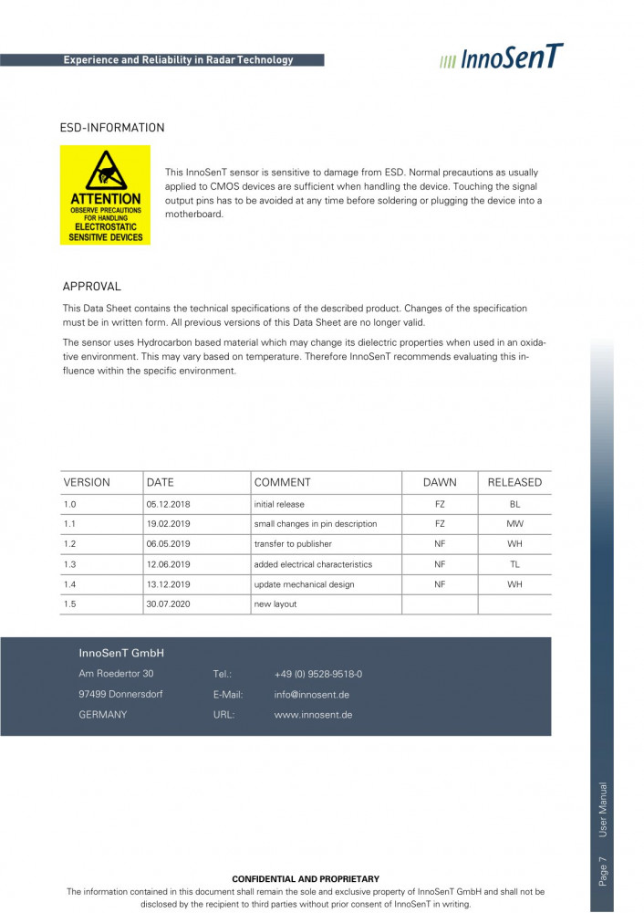 Product document preview, page 7