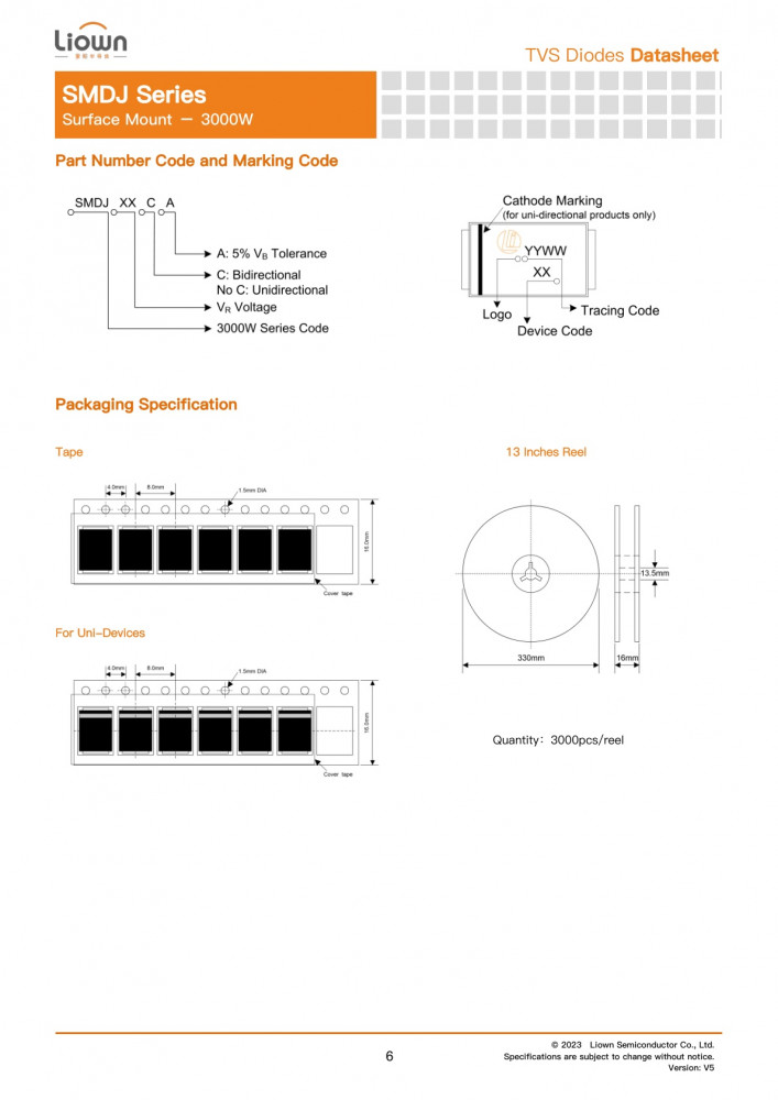 Liown SMDJ series datasheet page 6