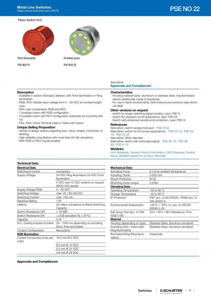 Product document page 1