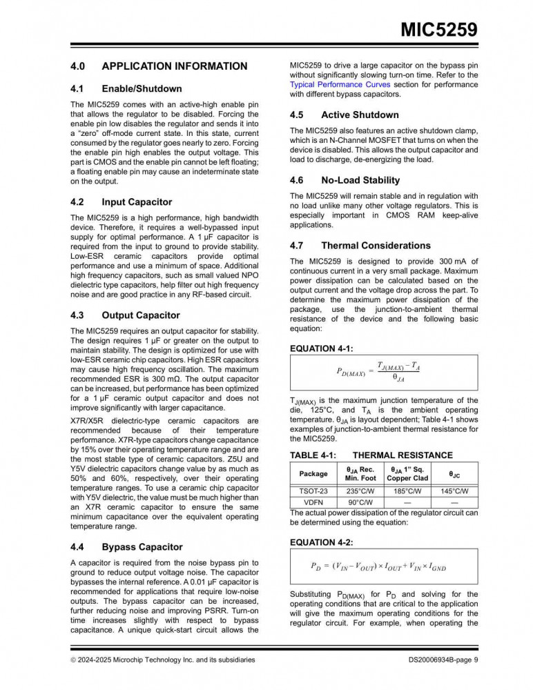 MIC5259 datasheet page 9
