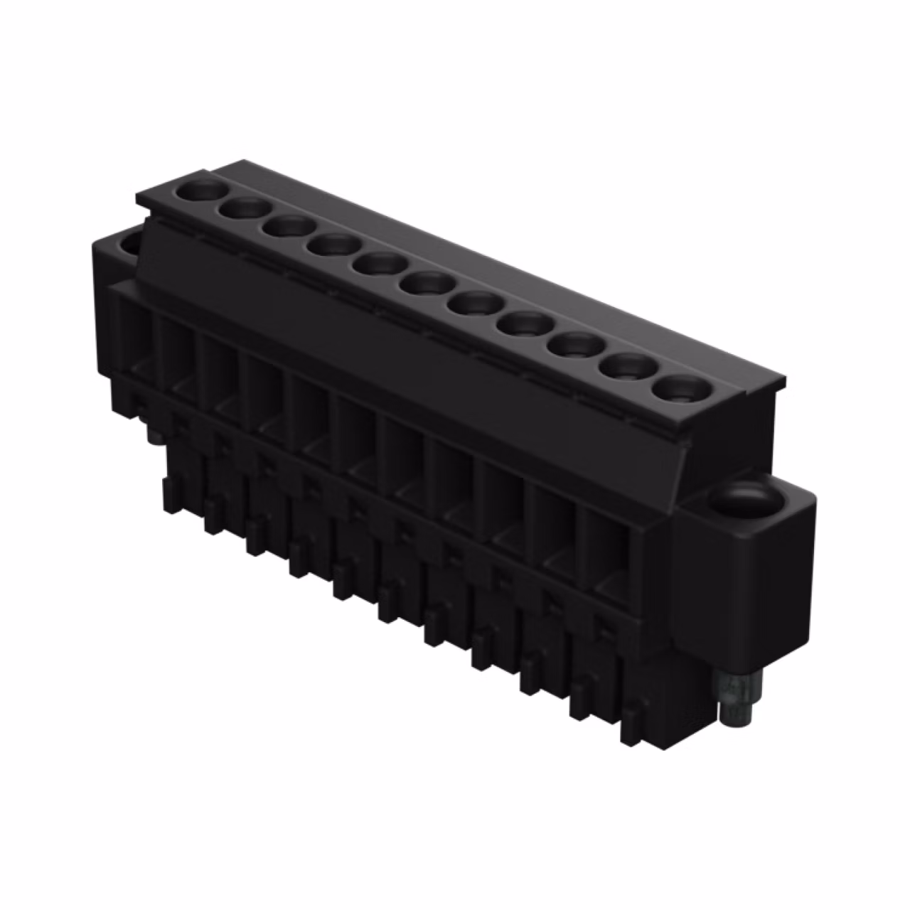3.50mm Pitch Eurostyle Vertical Plug, with Retention Screws, Front Wire Entry, 11 Circuits for sale
