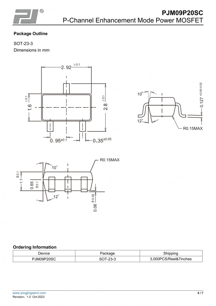 PJM09P20SC datasheet page 5