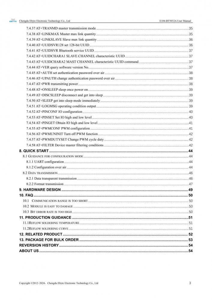 E104-BT5032A/B user manual page 4