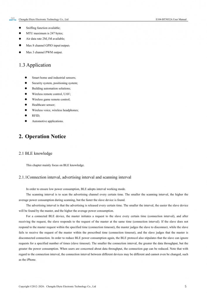 E104-BT5032A/B user manual page 6