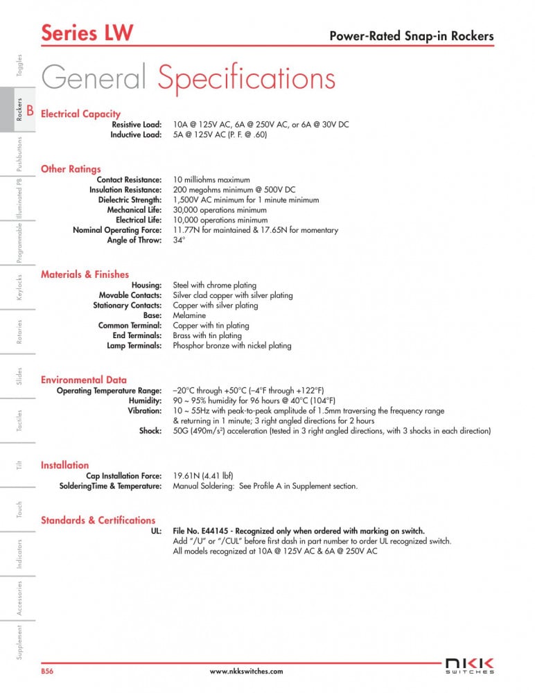 LW3123 technical document page 1