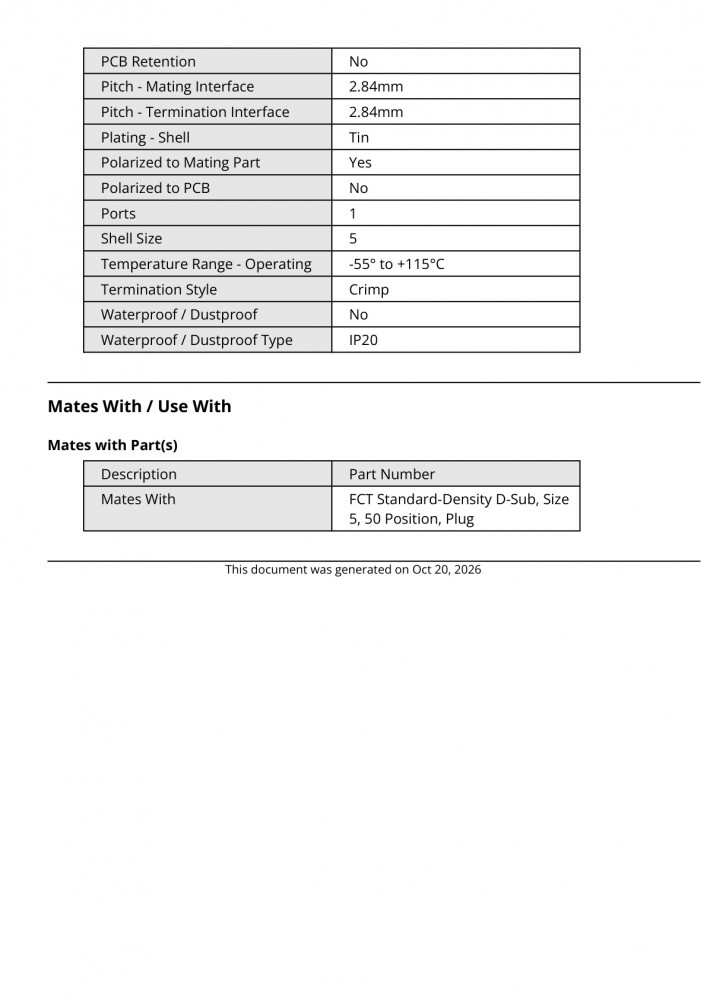 MOLEX 1731140528 product drawing, page 3