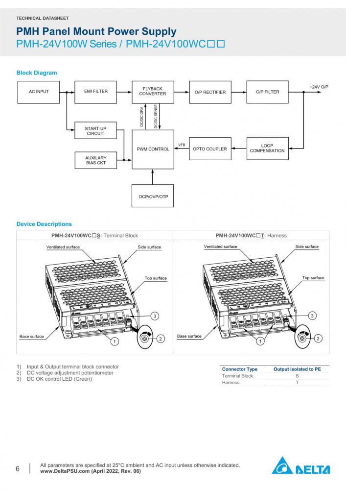 PMH-24V100WCLS datasheet page 6