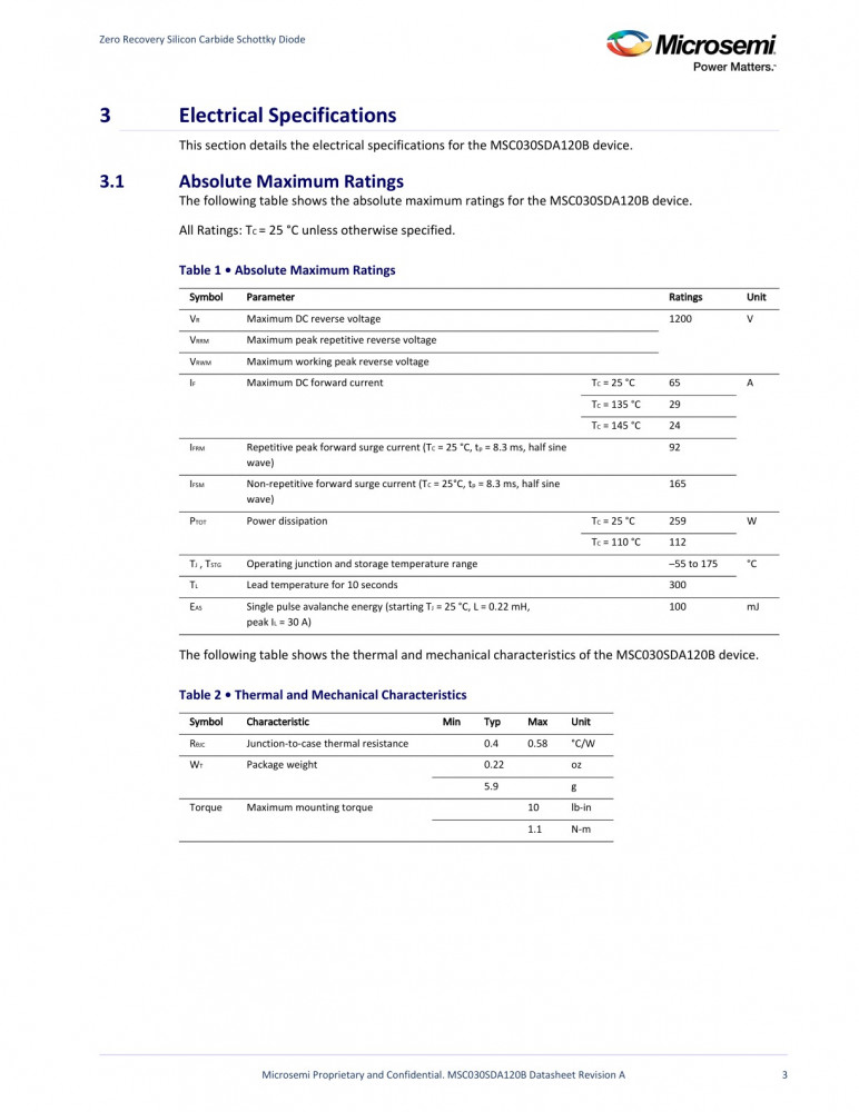 MSC030SDA120B datasheet page 5