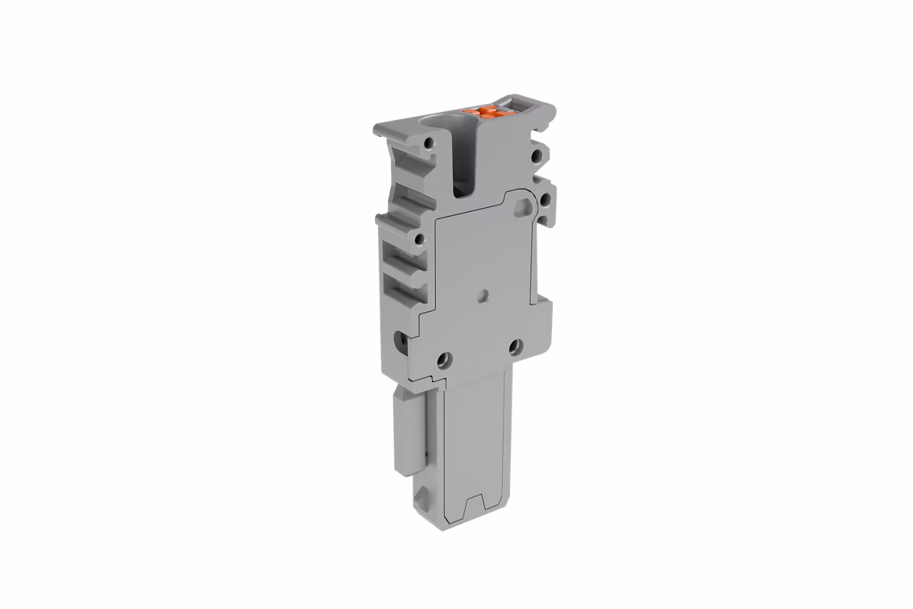Component Plug, Push-in Design, 5.08mm Width, 600V, 20.0A, Gray for sale