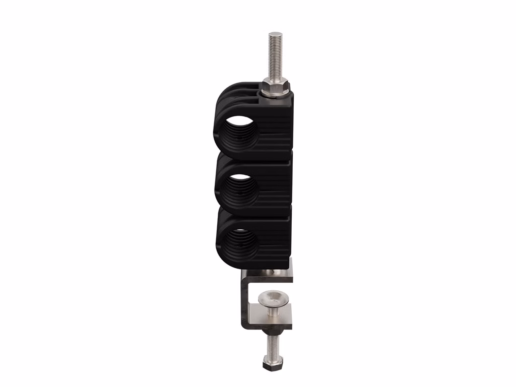 Single Side, 3-Hole, Feeder Clamp for 5/8