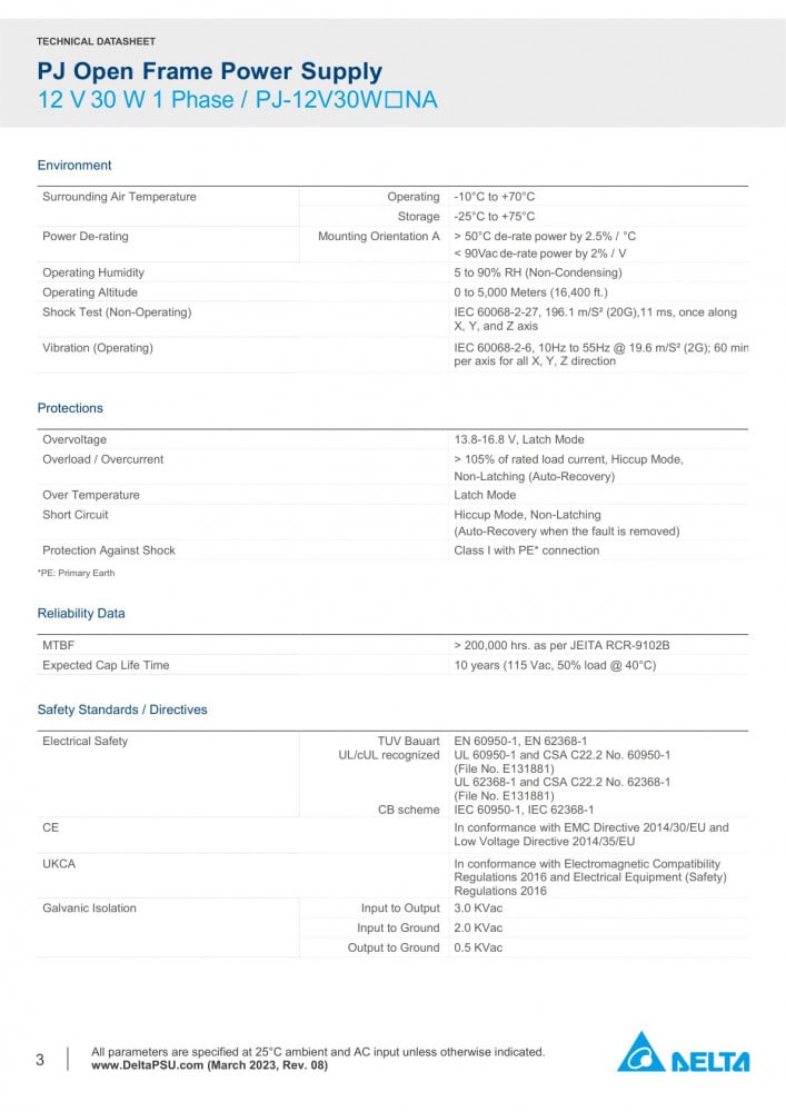 PJ-12V30WCNA datasheet page 3