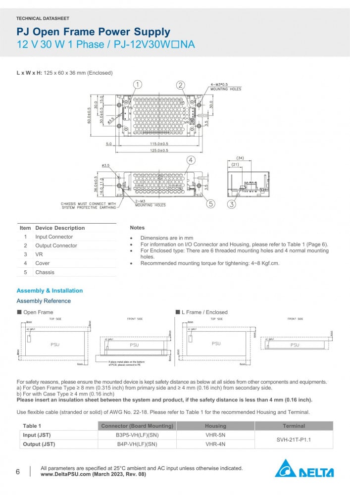 PJ-12V30WCNA datasheet page 6
