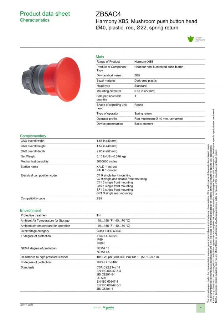 ZB5AC4 technical document page 1