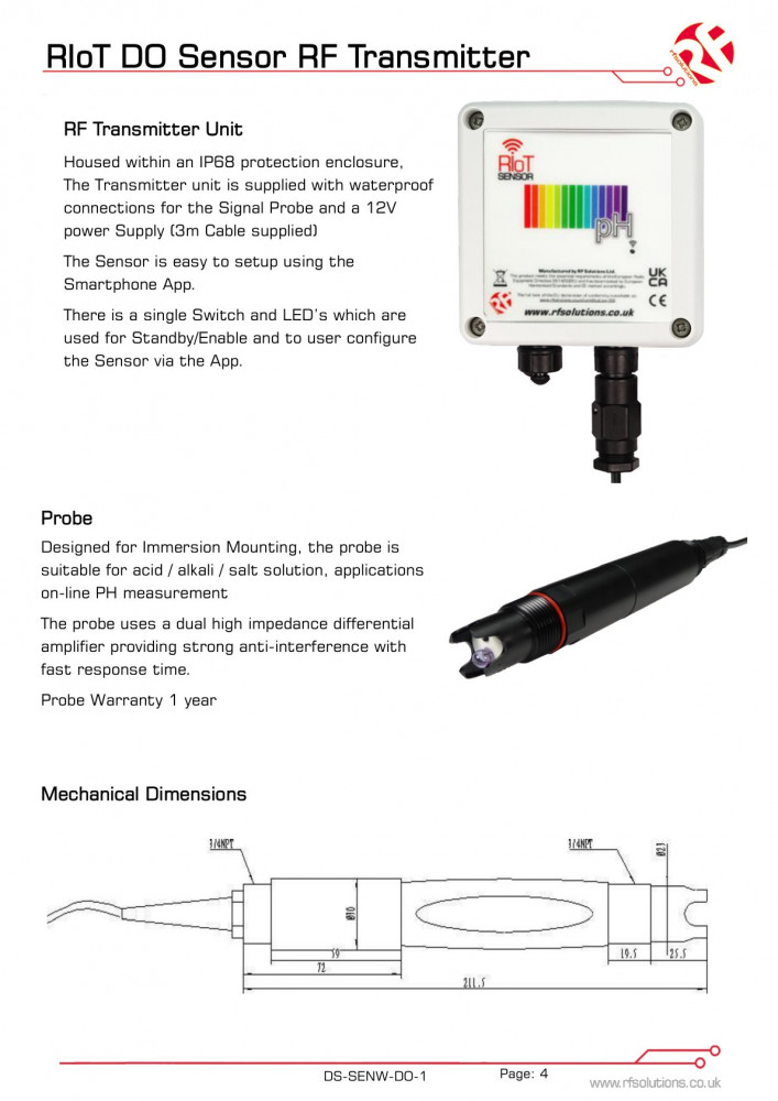 SENW-PH1-8T1 technical document page 4