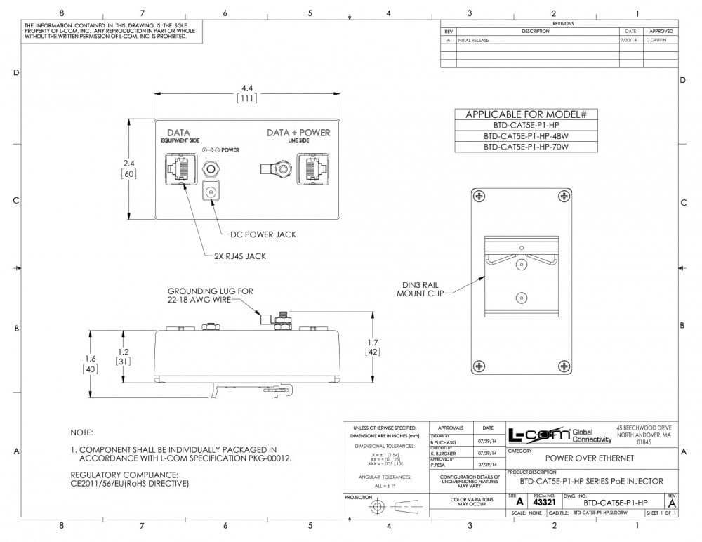 BTDCAT5EP1HP48W technical document preview