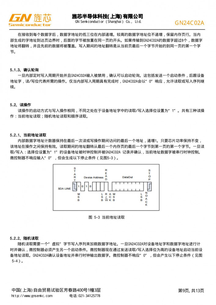 GN24C02A datasheet page 9