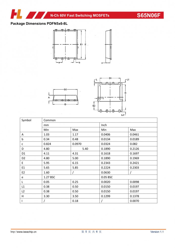 S65N06F datasheet page 5