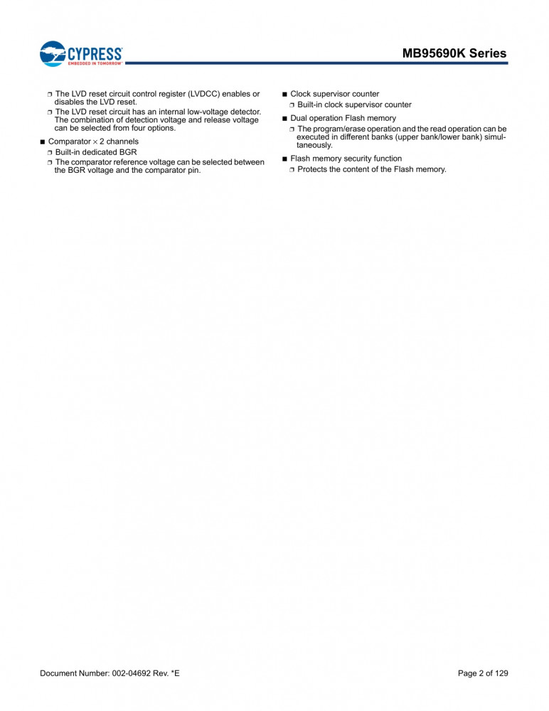 Datasheet page 3