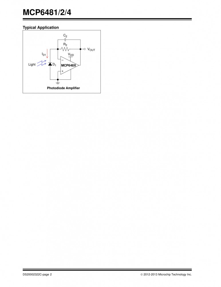MCP6484 datasheet page 2
