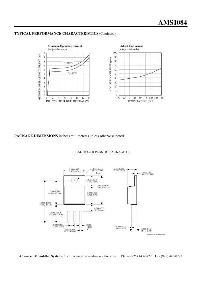 AMS1084 datasheet page 7