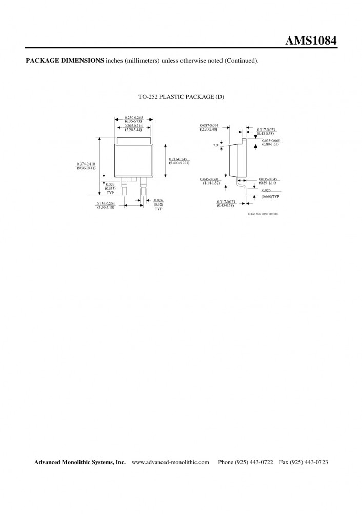 AMS1084 datasheet page 9