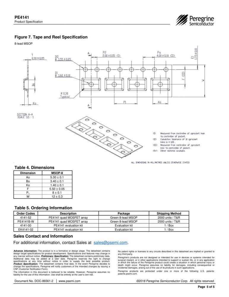 PE4141B-W technical document page 5