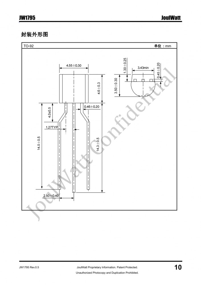 JW1795 datasheet page 10