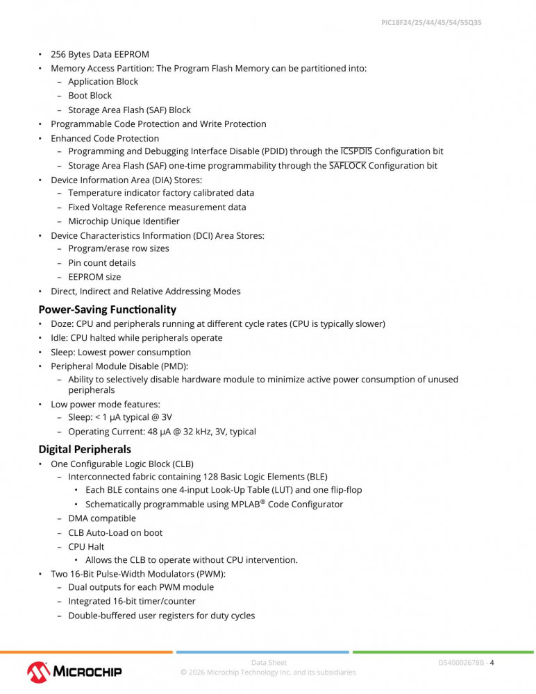 PIC18-Q35 technical document preview 4