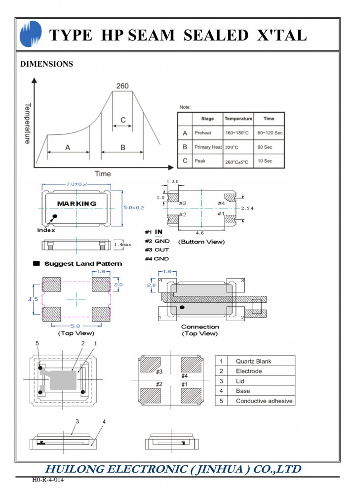 HP16000005 dimensions page