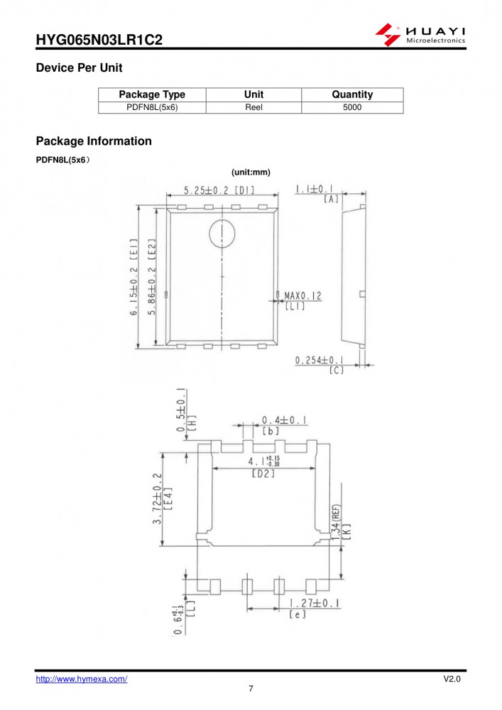 HYG065N03LR1C2 datasheet page 7