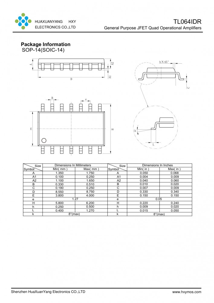 TL064IDR-HXY datasheet page 5