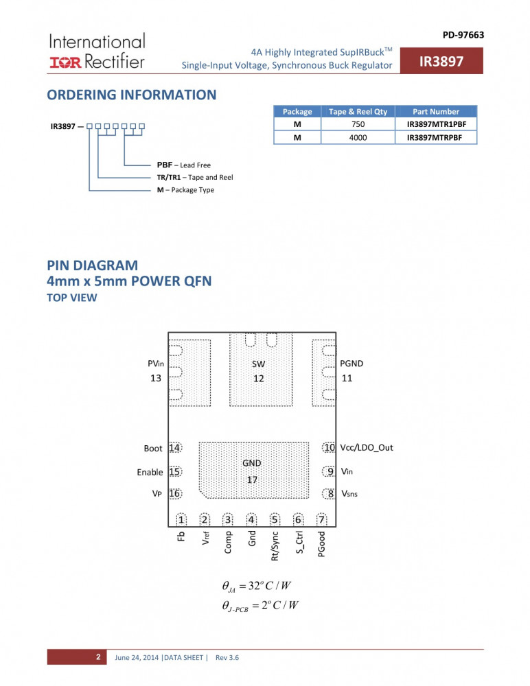 IR3897 datasheet page 2