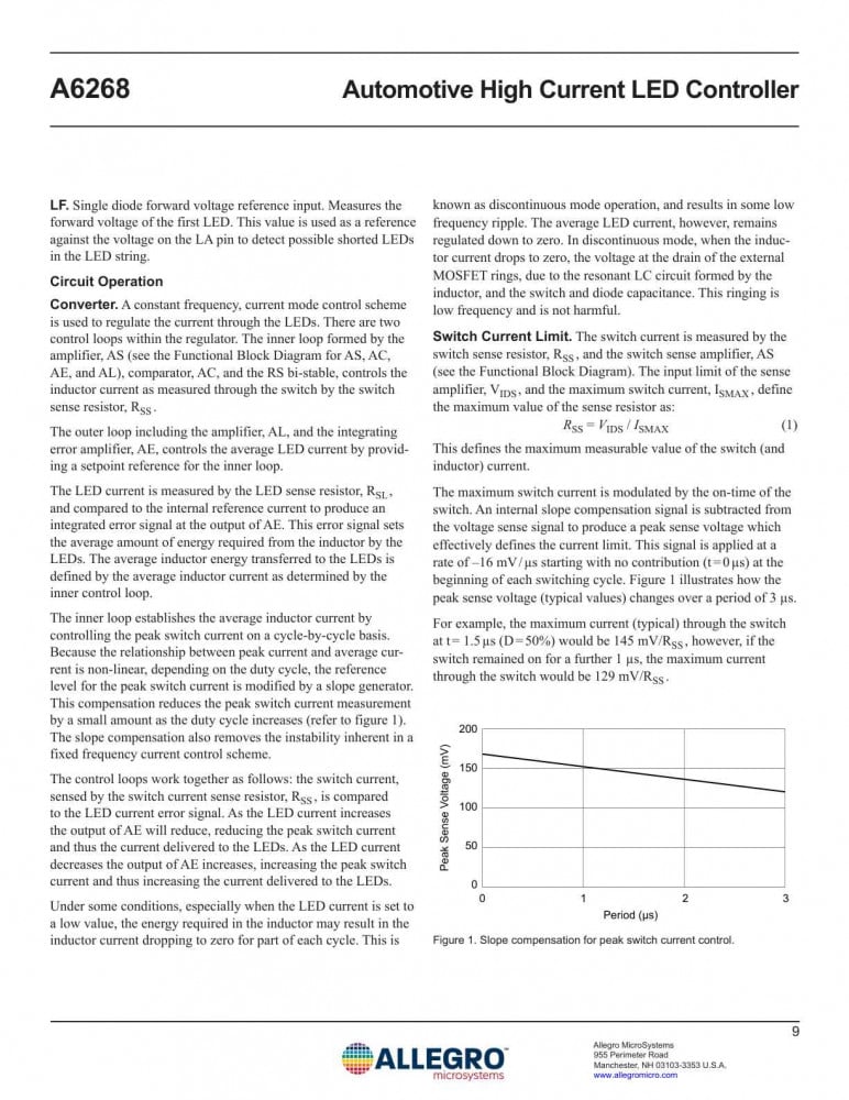 A6268KLPTR-T datasheet page 9