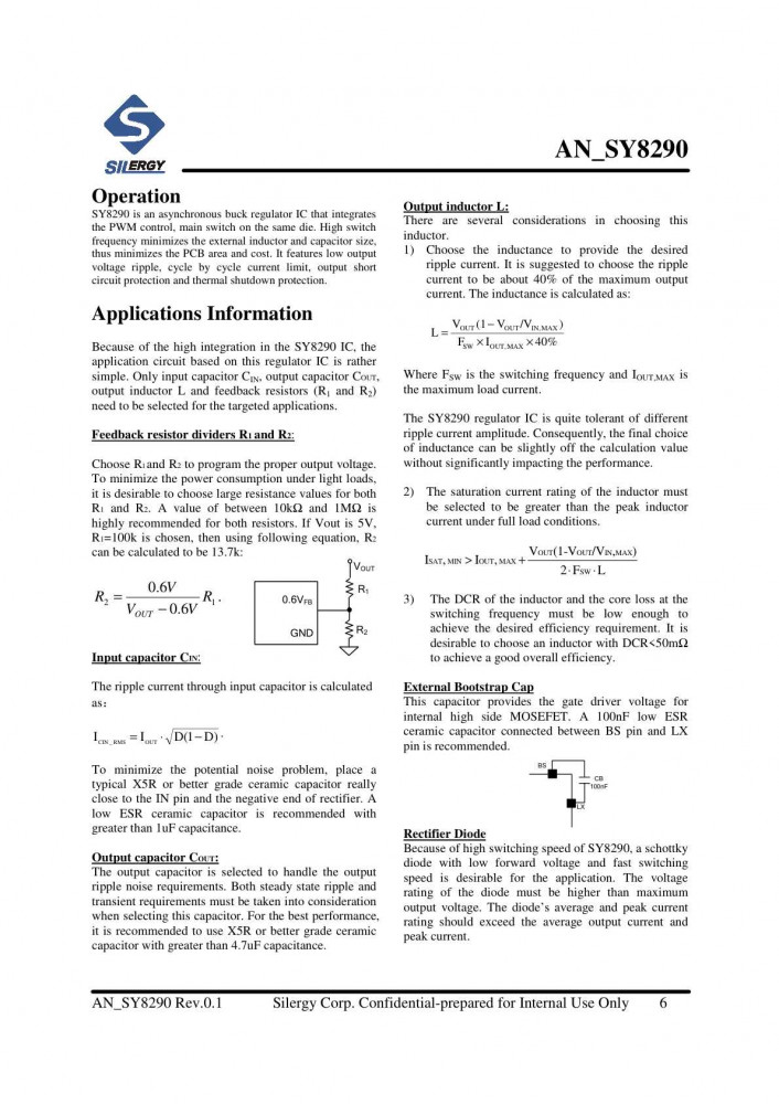 SY8290ABC datasheet page 6