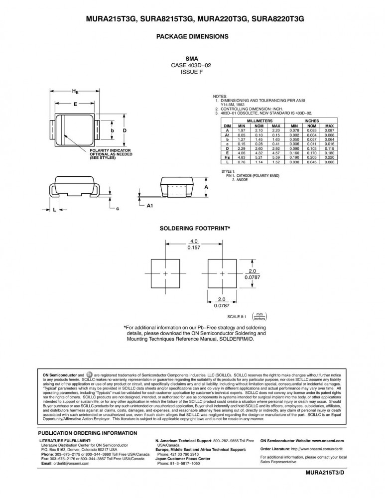 MURA220T3G datasheet page 5